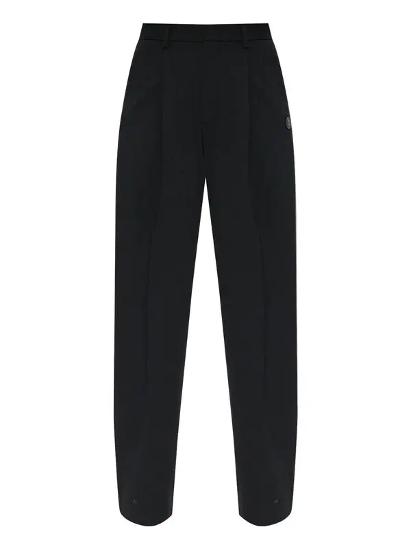 Moncler 4 Edward Enninful Wide-leg Trousers - Black