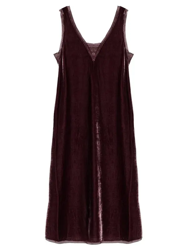 Zadig&Voltaire Velvet 'renzo' Dress - Burgundy