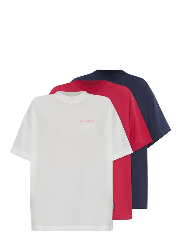 Palm Angels Three-pack Of T-shirts - Multicolour