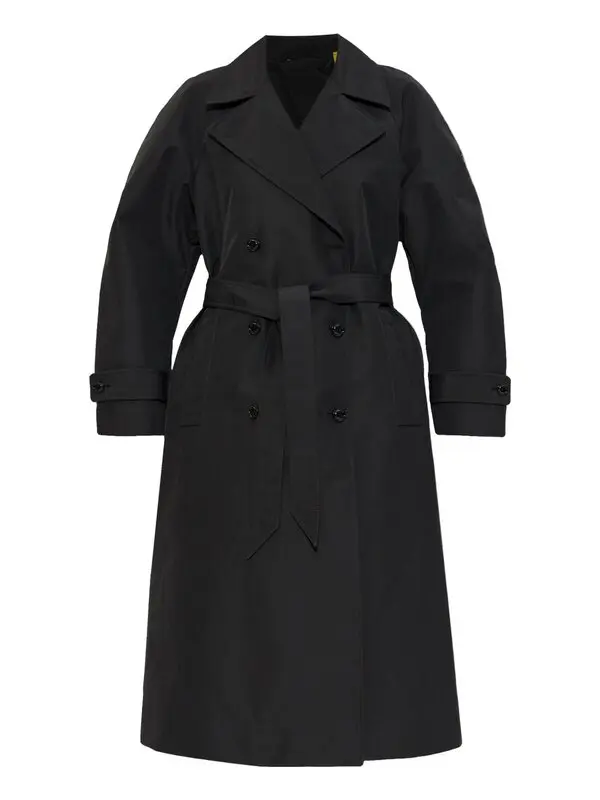 Moncler 4 Edward Enninful Long Trench Coat - Black