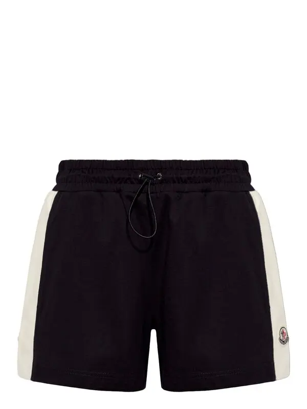 Moncler Cotton Shorts - Navy Blue
