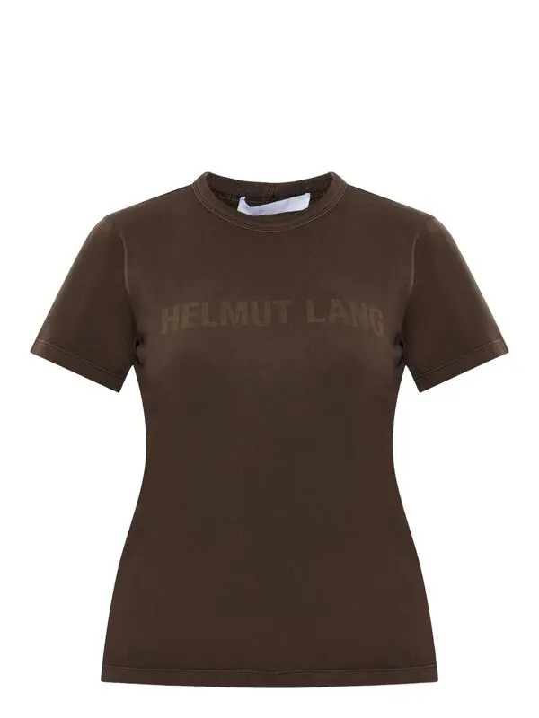 Helmut Lang Logo T-shirt - Brown