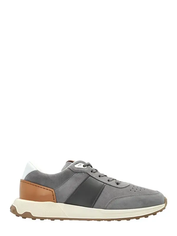 TOD’S Suede Sneakers With Logo - Grey