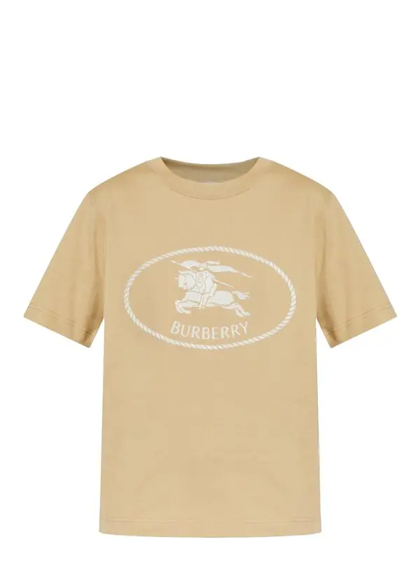 Burberry Logo T-shirt - Beige