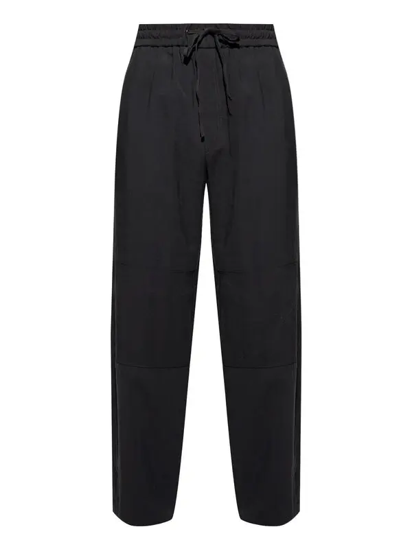 Iceberg Relaxed Fit Trousers With Pockets - Black
