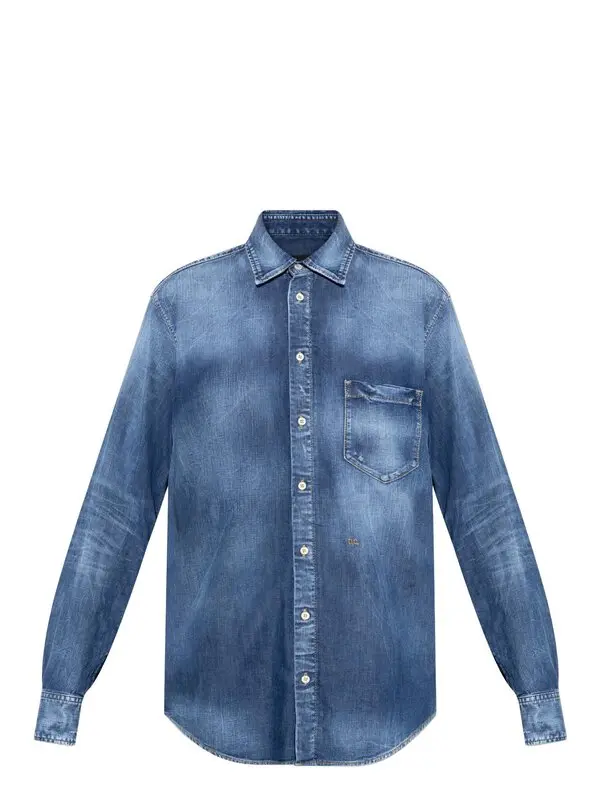 Dsquared2 Denim Shirt - Navy Blue
