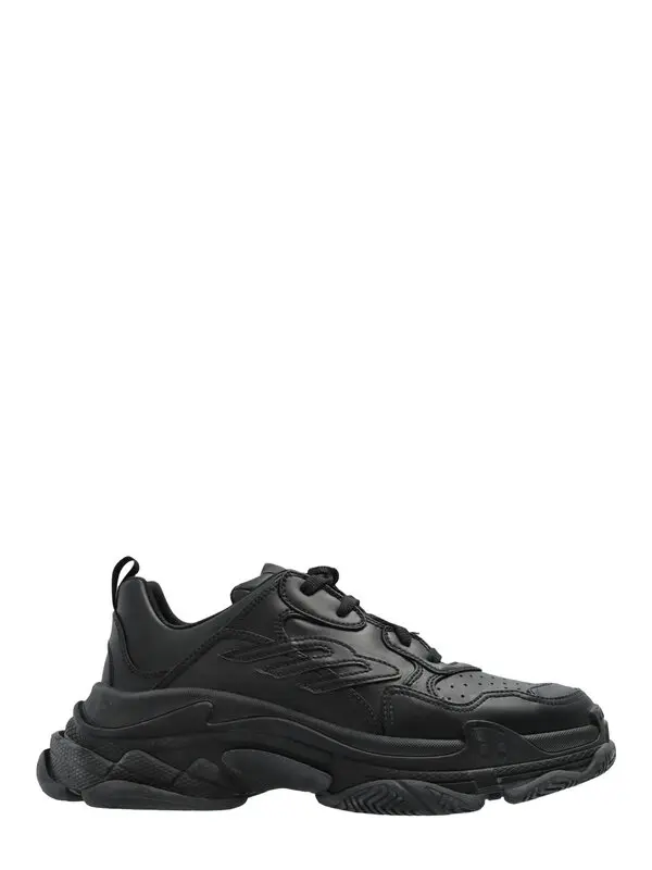 Balenciaga Triple S Sporty Sneakers - Black