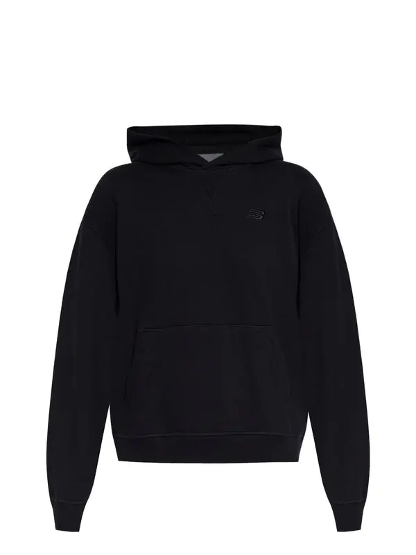 NEW BALANCE Hooded Sweatshirt With Logo - Black