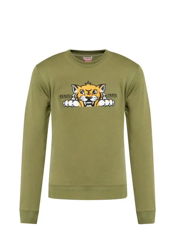 Kenzo Logo Sweatshirt - Green