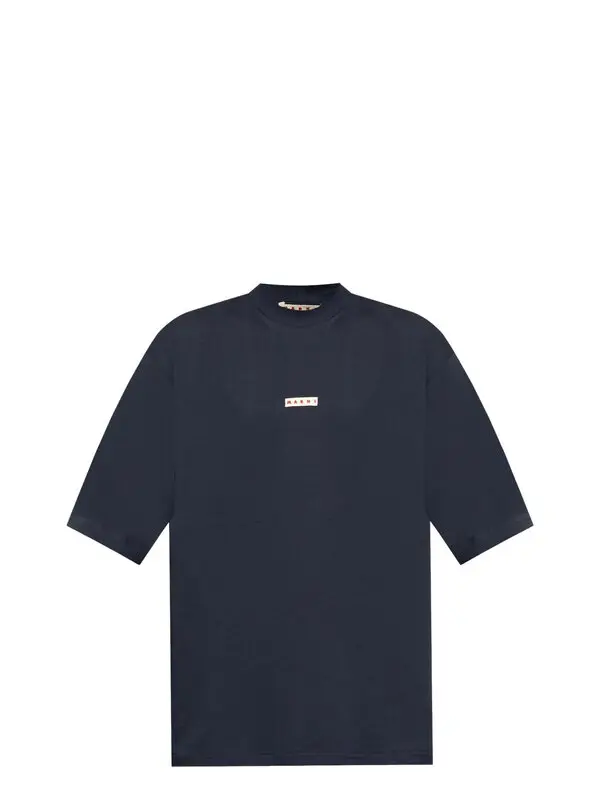 Marni Logo T-shirt - Navy Blue