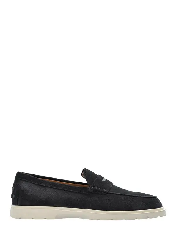 TOD’S Suede Loafers - Navy Blue