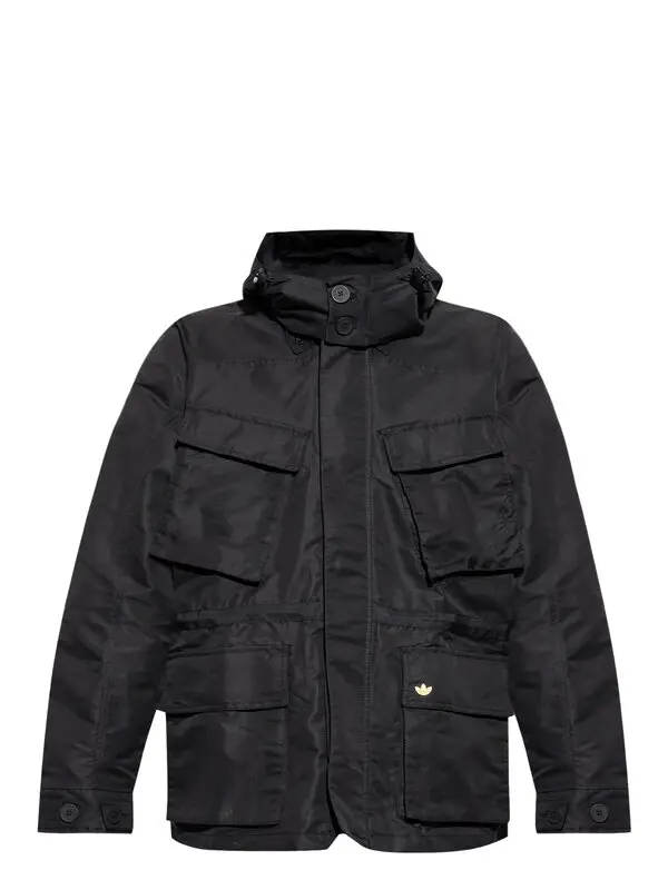 ADIDAS ORIGINALS Jacket With Detachable Hood - Black