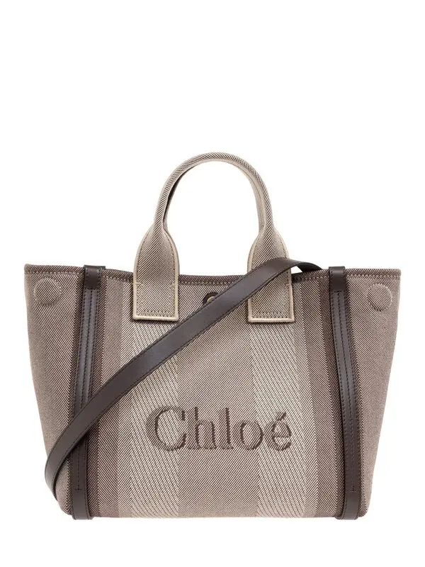 Chloé Carry Small Handbag - Beige