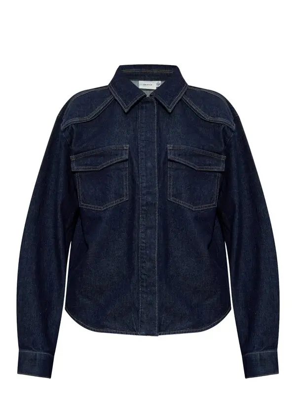 GESTUZ Gzsummer Denim Jacket - Navy Blue