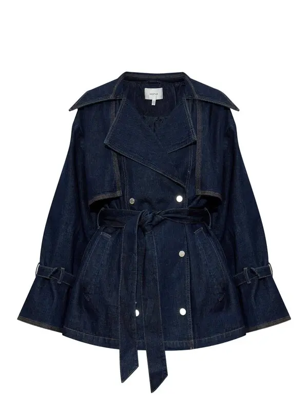 GESTUZ Gzsummer Denim Jacket - Navy Blue