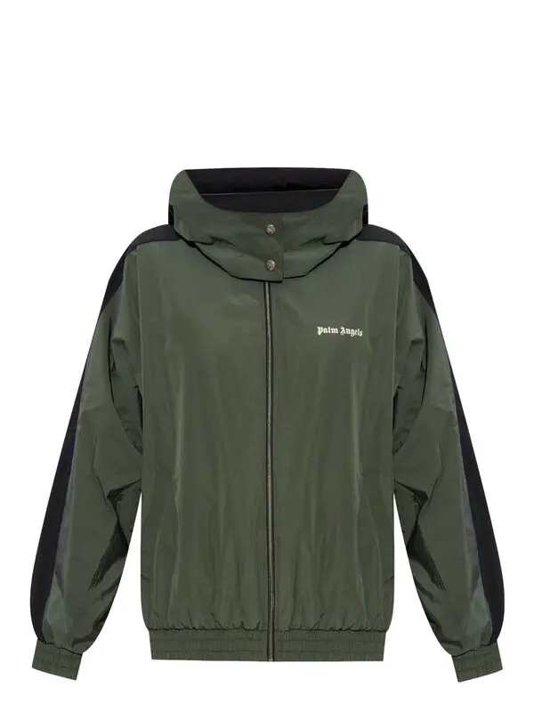 Palm Angels Logo Jacket - Green