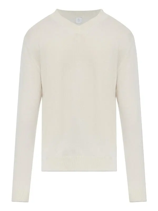 Eleventy Cashmere V-neck Sweater - Cream