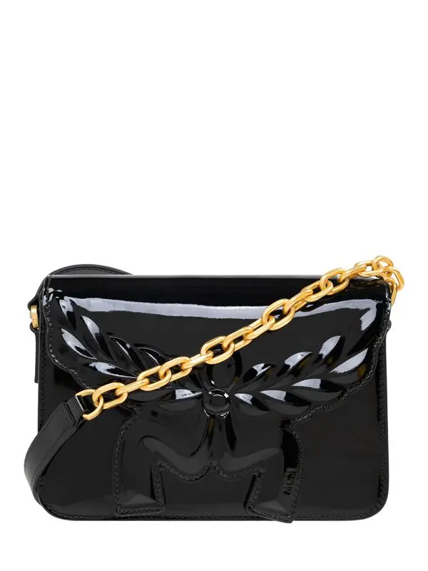 Mcm Himmel Laurel Shoulder Bag - Black