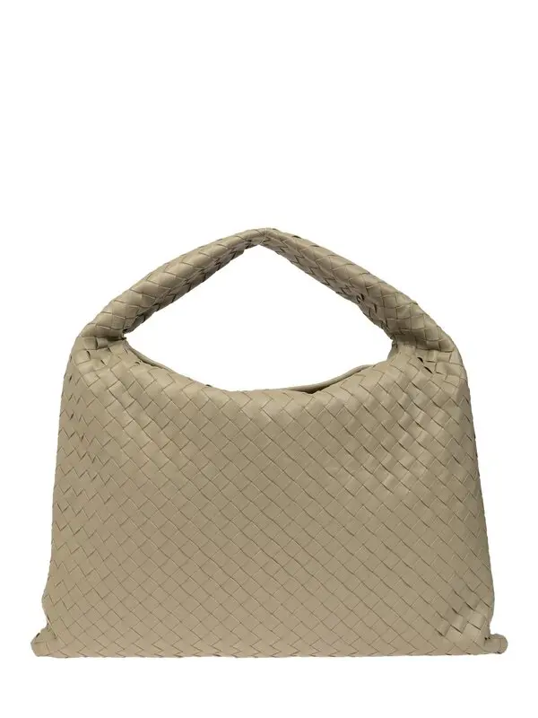 Bottega Veneta Hop Large Intrecciato Shoulder Bag - Green