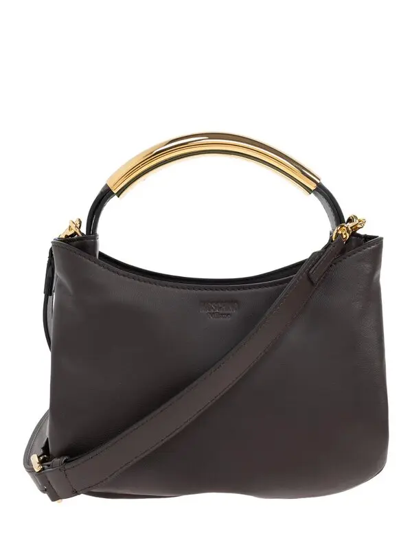 Moschino Leather Handbag - Brown