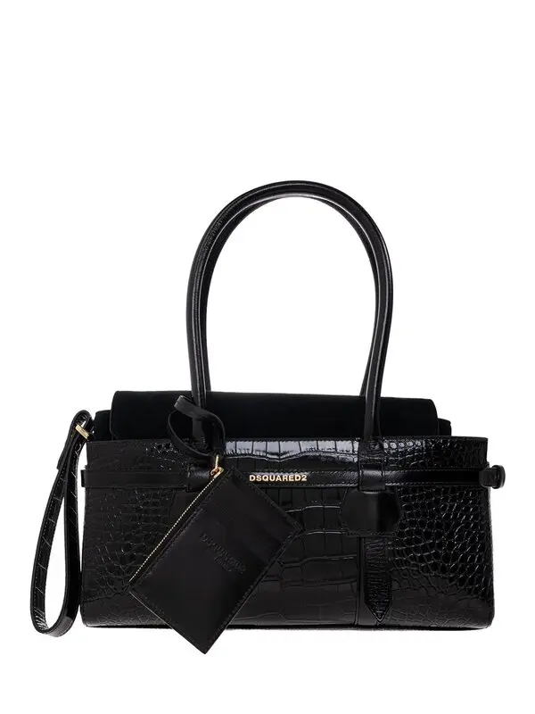 Dsquared2 Twin Shoulder Bag - Black