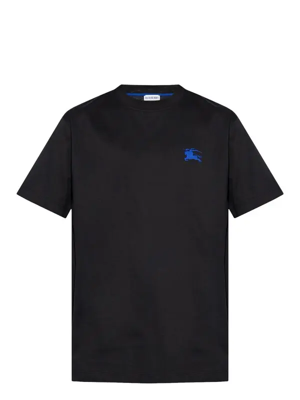 Burberry Embroidered T-shirt - Black