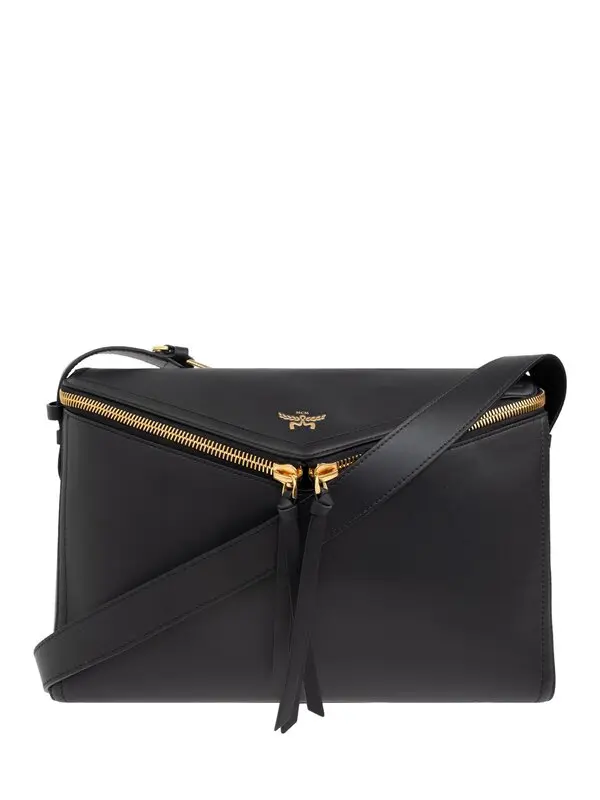 Mcm Diamant Shoulder Bag - Black