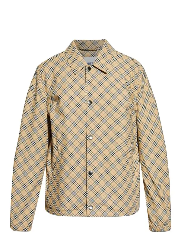 Burberry Plaid Jacket - Beige