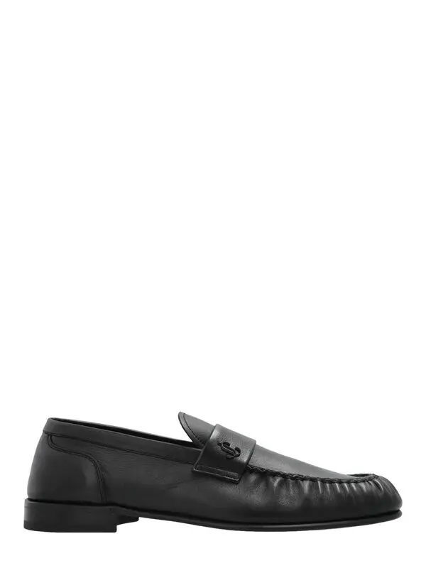 JIMMY CHOO Ellis Loafers - Black
