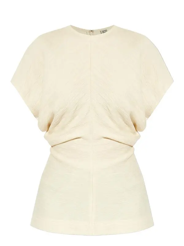TOTEME Round Neck Top - Cream