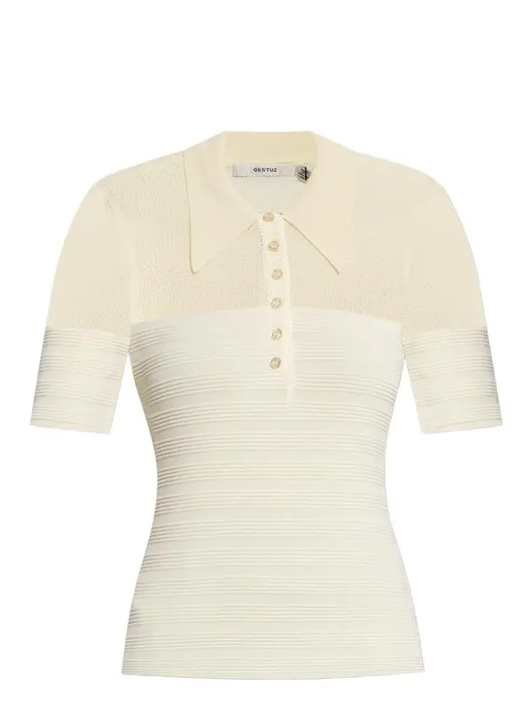 GESTUZ Gzmagny Top - Cream