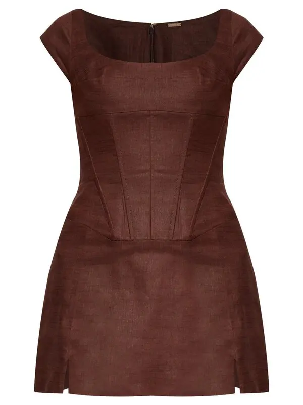 Cult Gaia Mickie Dress - Brown