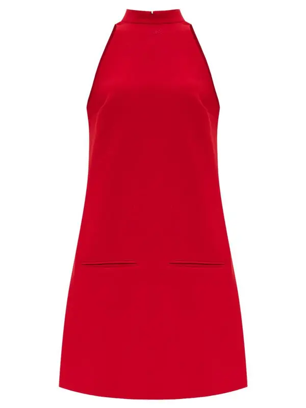 COURREGES Logo Mini Dress - Red