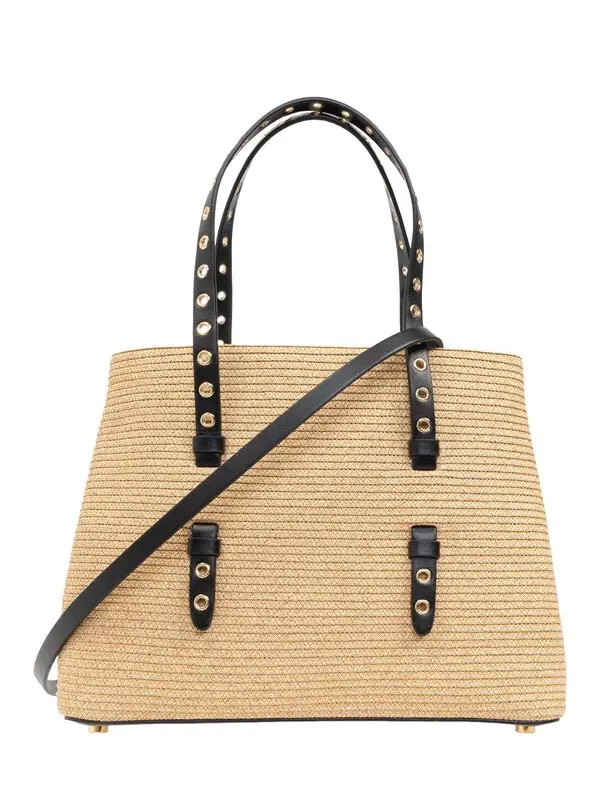 Alaïa Mina 25 Handbag - Beige