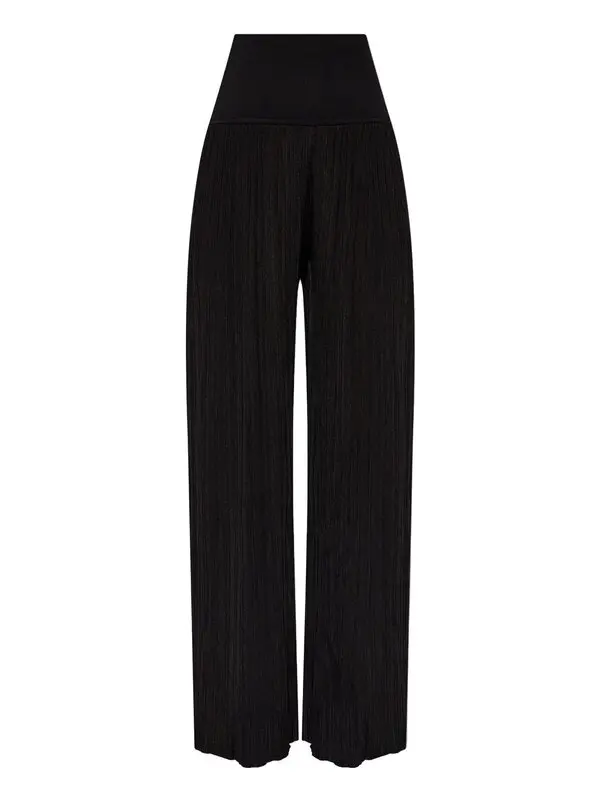 Alaïa Striped Trousers - Black