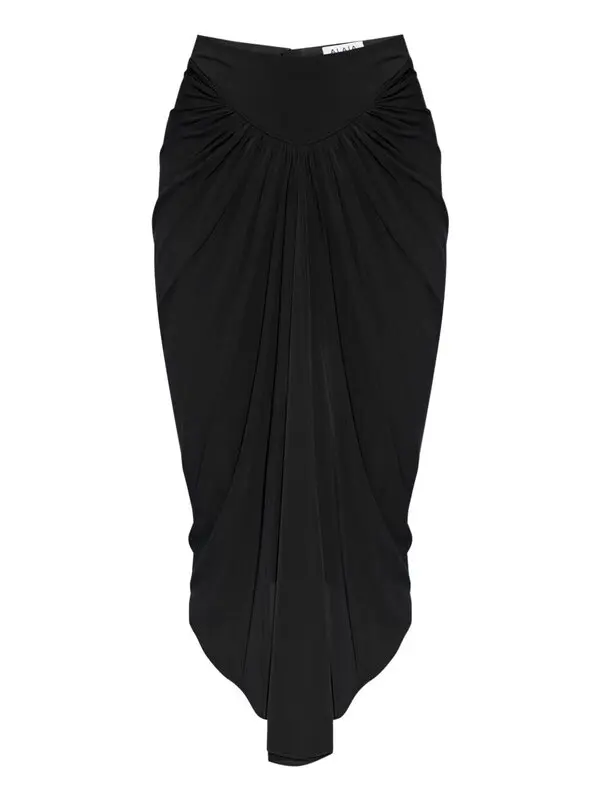 Alaïa Draped Skirt - Black