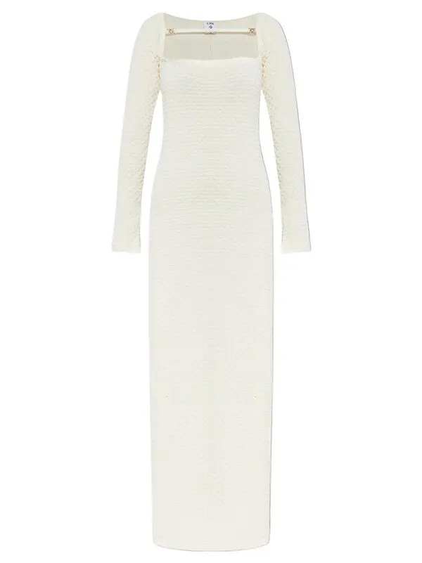 Casablanca Long-sleeved Dress - Cream