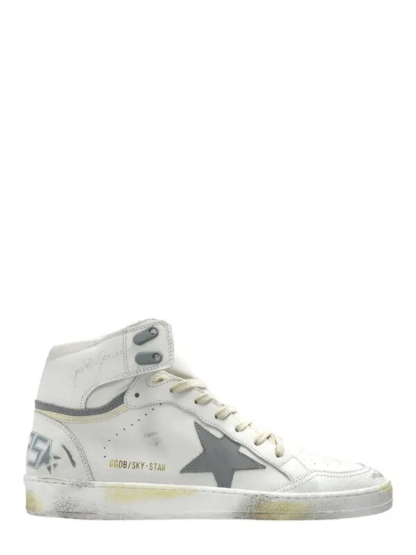 Golden Goose Sky Star Sneakers With Padded Tongue - White