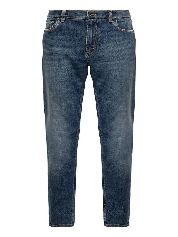 Dolce & Gabbana Jeans With Logo - Blue