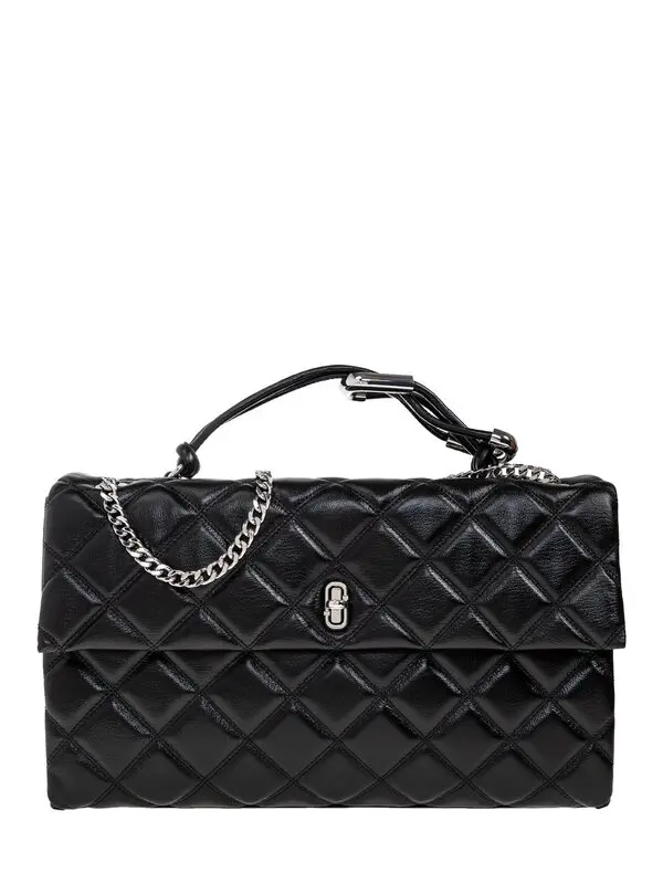 Marc Jacobs Quilted Leather Handbag - Black