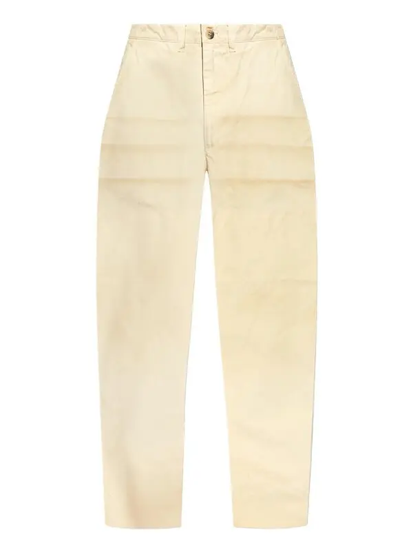 Golden Goose Trousers With Pockets - Cream