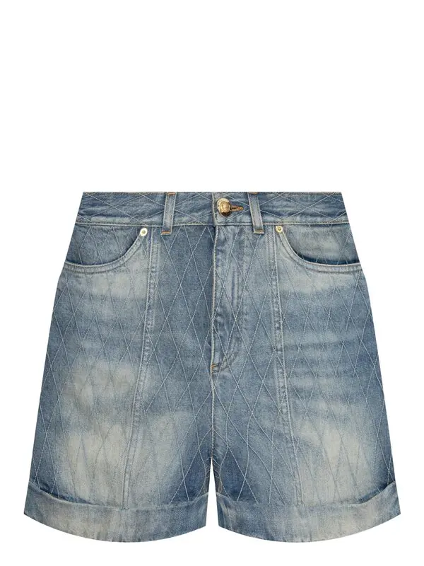 Balmain Denim Shorts - Blue