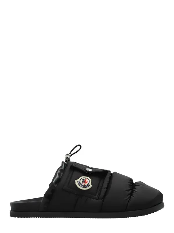 Moncler Mon Pocket Slides - Black