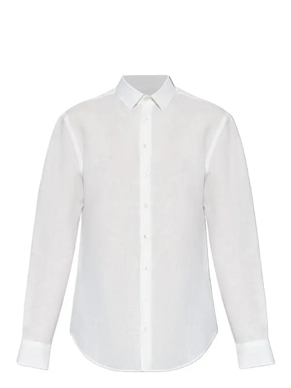 Giorgio Armani Linen Shirt - White