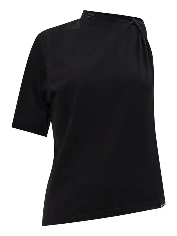 COURREGES Logo Top - Black