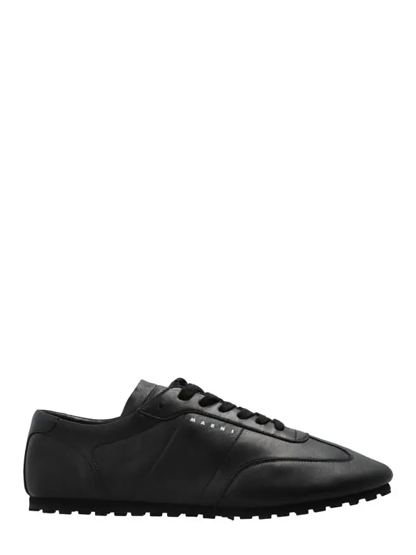 Marni Leather Low-profile Sneakers - Black