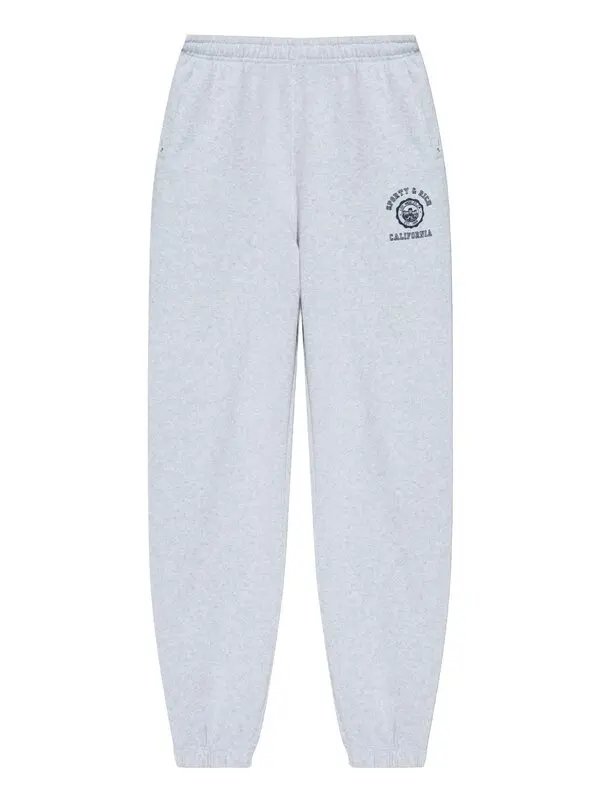 SPORTY & RICH Straight-leg Sweatpants - Grey