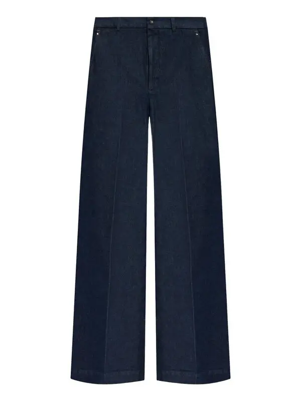Moncler Straight-leg Denim Jeans - Navy Blue