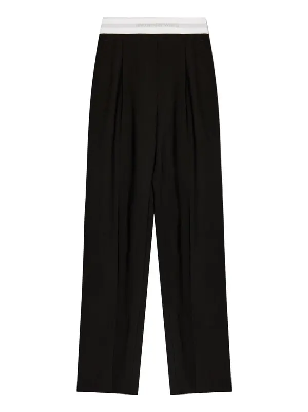 Alexander Wang Creased Trousers - Black