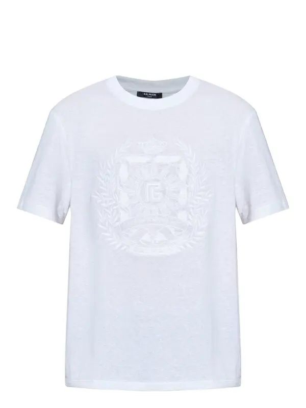 Balmain Linen T-shirt - White